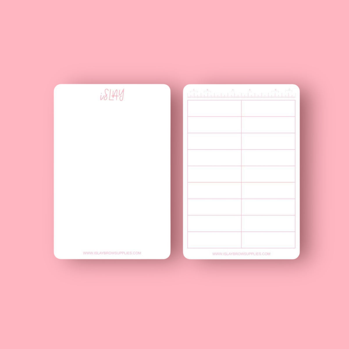 iSLAY Deluxe Pink Blank Latex Skin 3PCS – iSLAYBROWSUPPLIES
