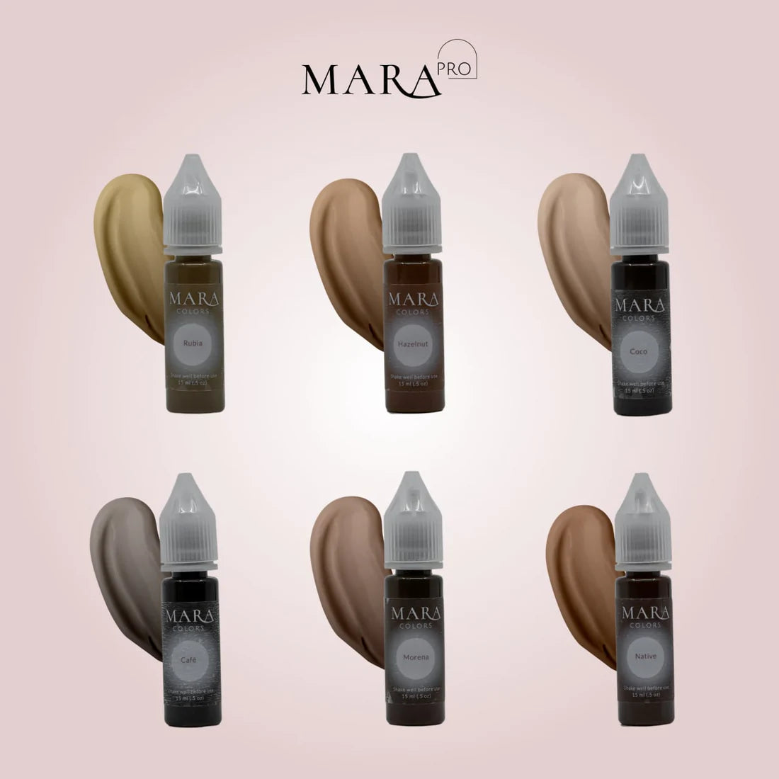 MARA Pro Eyebrow Pigments Set - READ DESCRIPTION MISSING BOTTLE ...